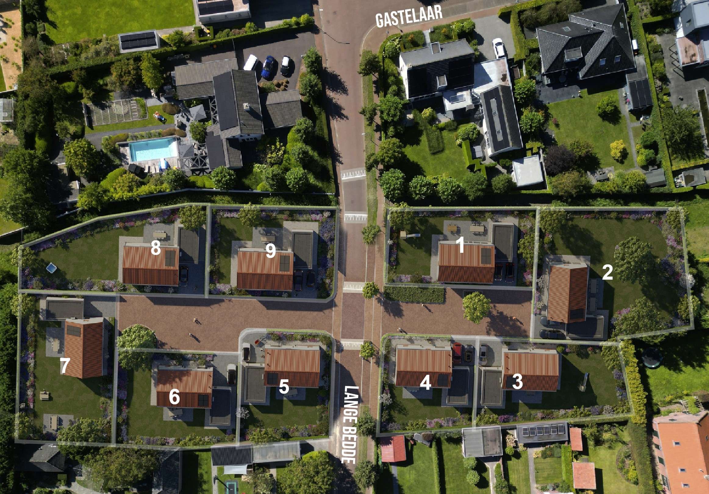 Nieuwbouw in Alphen (NB) - Lange Bedde, vrijstaande woningen