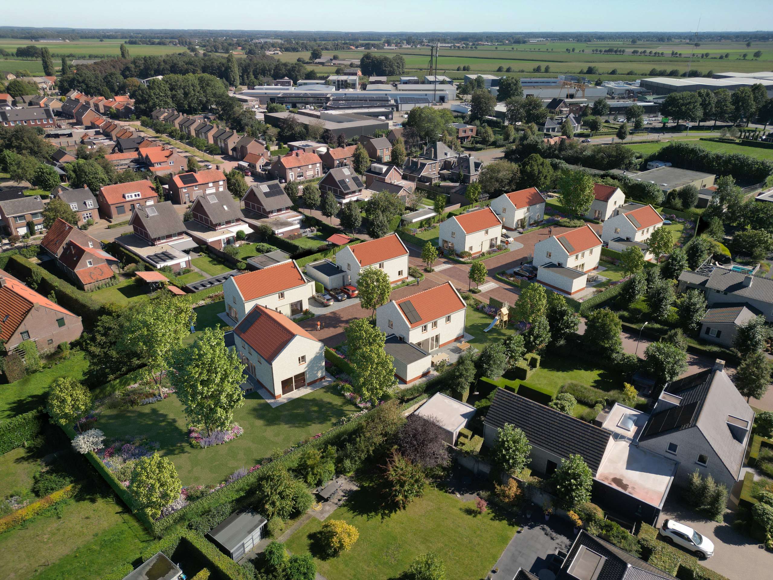 Nieuwbouw in Alphen (NB) - Lange Bedde, vrijstaande woningen